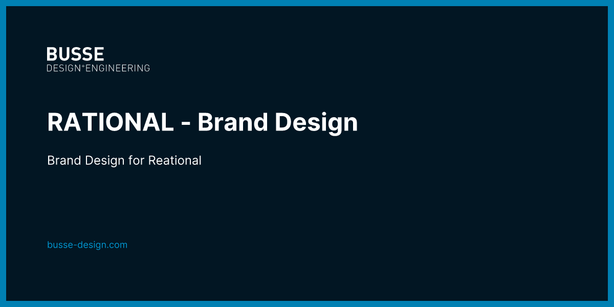 RATIONAL - Brand Design - BUSSE DESIGN+ENGINEERING